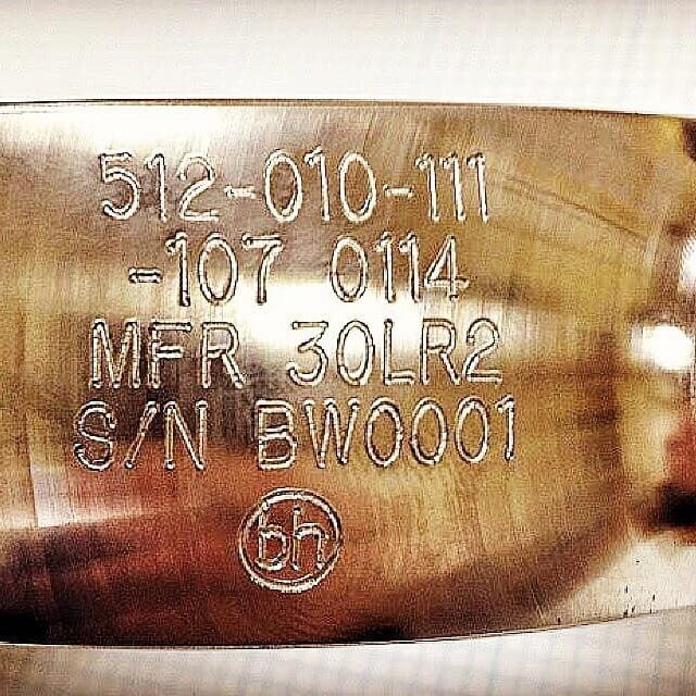 Vibro & Dot Peening Metal Engraving - Universal Marking Inc.